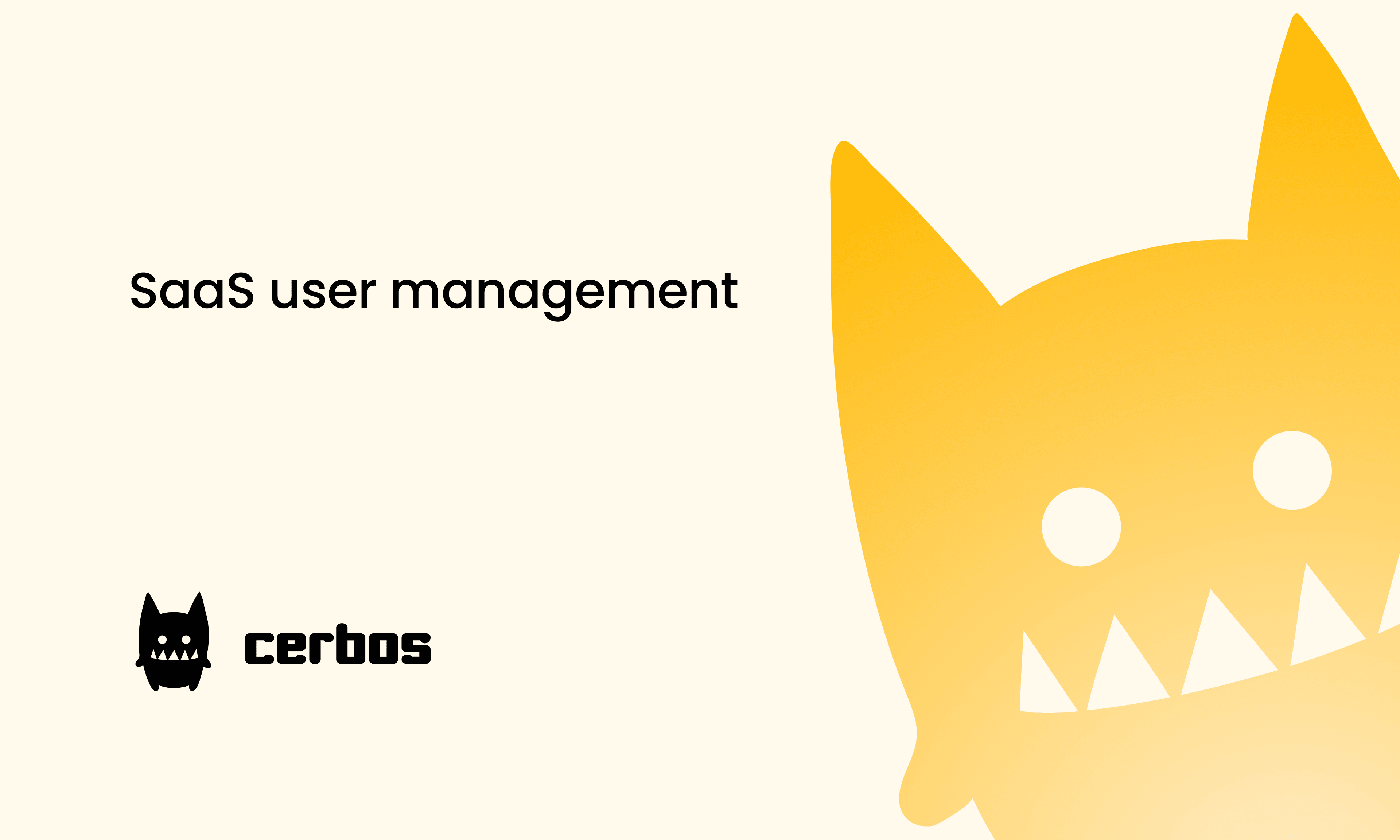 SaaS user management - things to consider | Cerbos